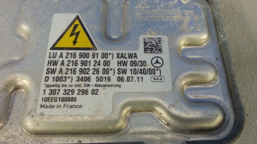 PRZETWORNICA BI-XENON A2169009100 - W221 12R LIFT - 7173875103 ...