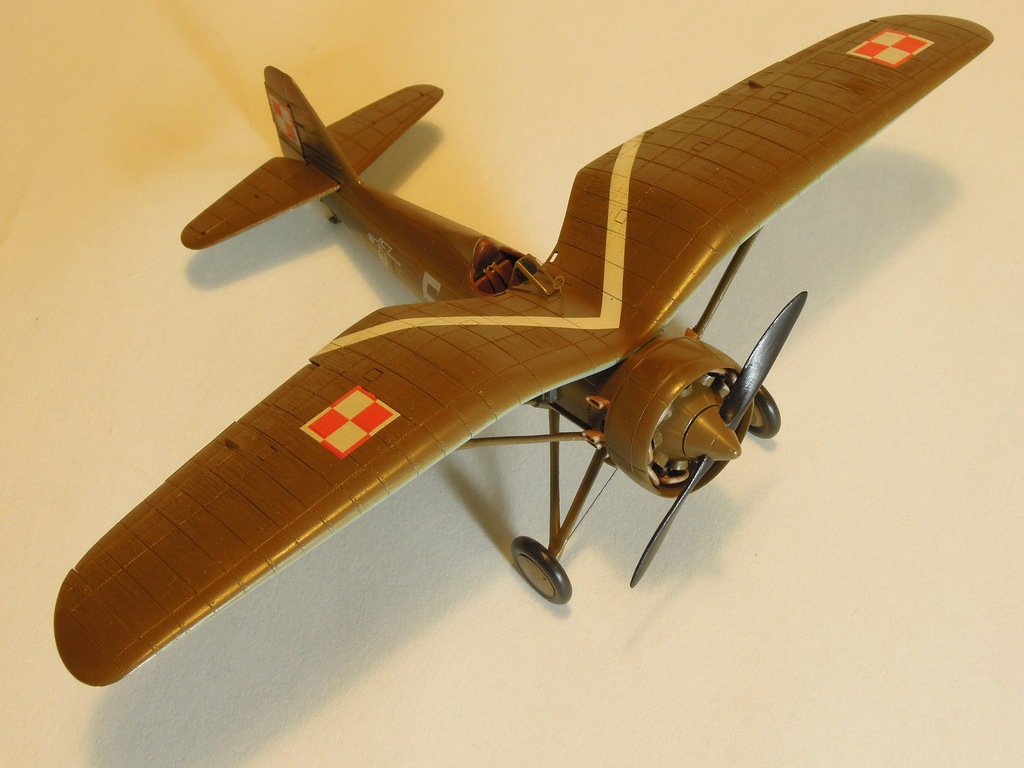 PZL P.7 . GOTOWY SKLEJONY MODEL - 7079598320 - oficjalne archiwum Allegro