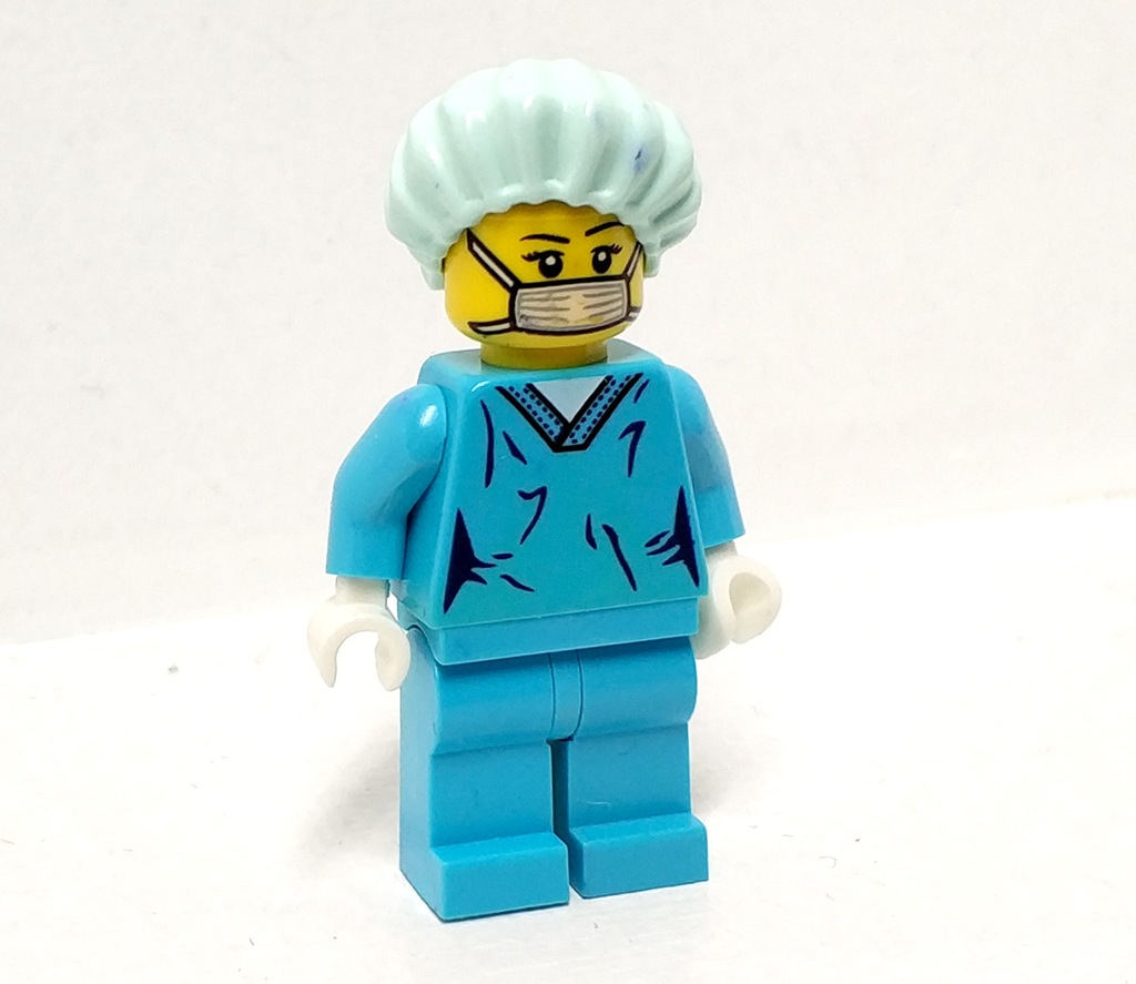 Lego Minifigurka col091 Surgeon Chirurg - 7249619923 - oficjalne ...