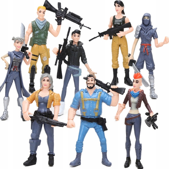 FORTNITE ZESTAW FIGURKI 8 SZT Battle Royale - 7528565077 - oficjalne ...