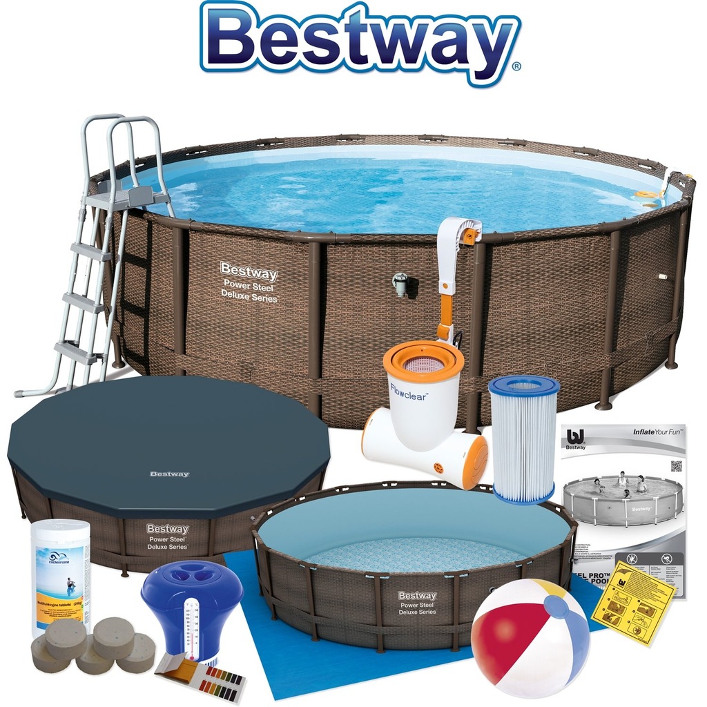 Basen BESTWAY rattan 488 x122 cm 56666 FULL - 2018 - 7285943569 ...
