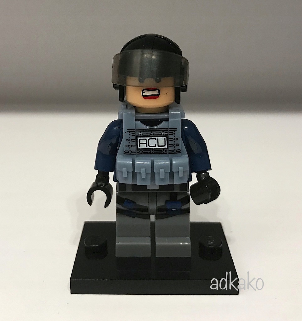 LEGO FIGURKA JURASSIC WORLD - ACU TROOPER - 7762670378 - oficjalne ...