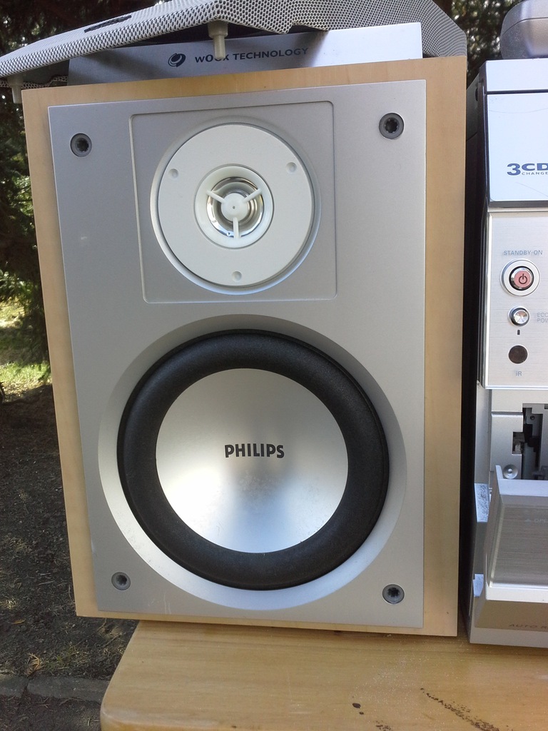 Kolumny Philips MC 70 + sub. + Wzmacniacz 2x 100W - 7273230625 ...
