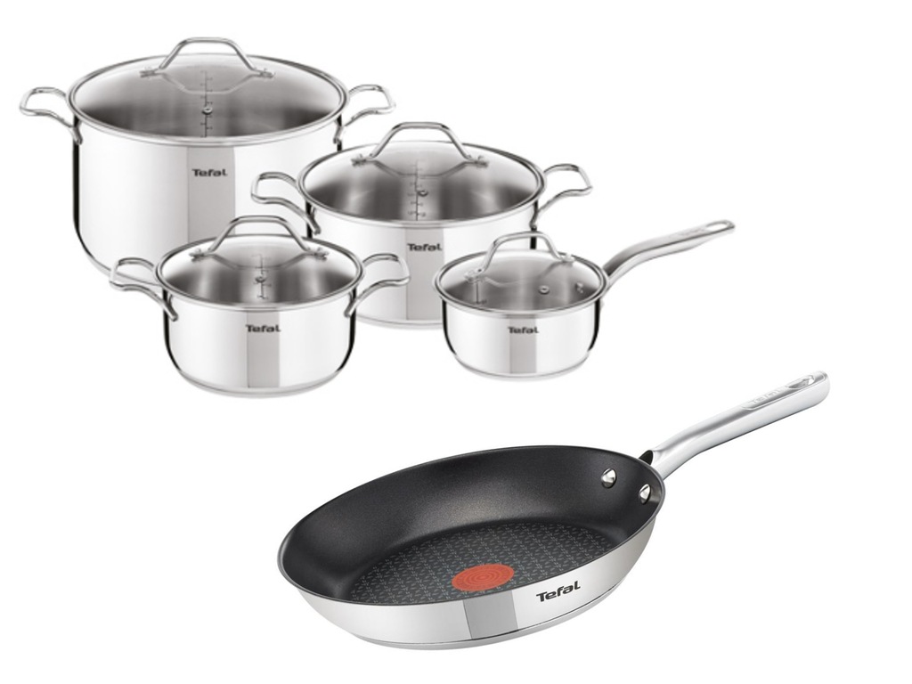Zestaw garnków Tefal Intuition 8cz patelnia Duetto - 7219097002 ...
