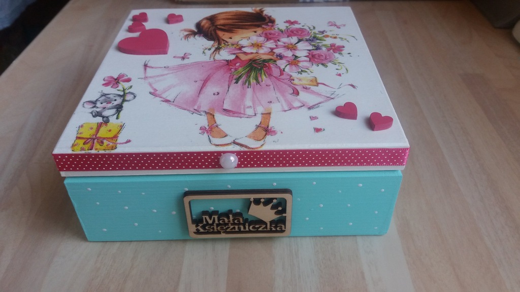 Pudełko ozdobne prezent dziewczynka decoupage - 7293259385 - oficjalne ... Pudełko ozdobne prezent dziewczynka decoupage - 7293259385 - oficjalne ...