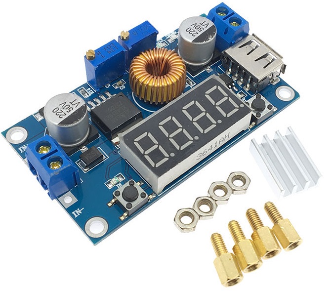 Zasilacz przetwornica DC/DC step down XL4015 5 w 1 - 7254148655 - oficjalne archiwum Allegro