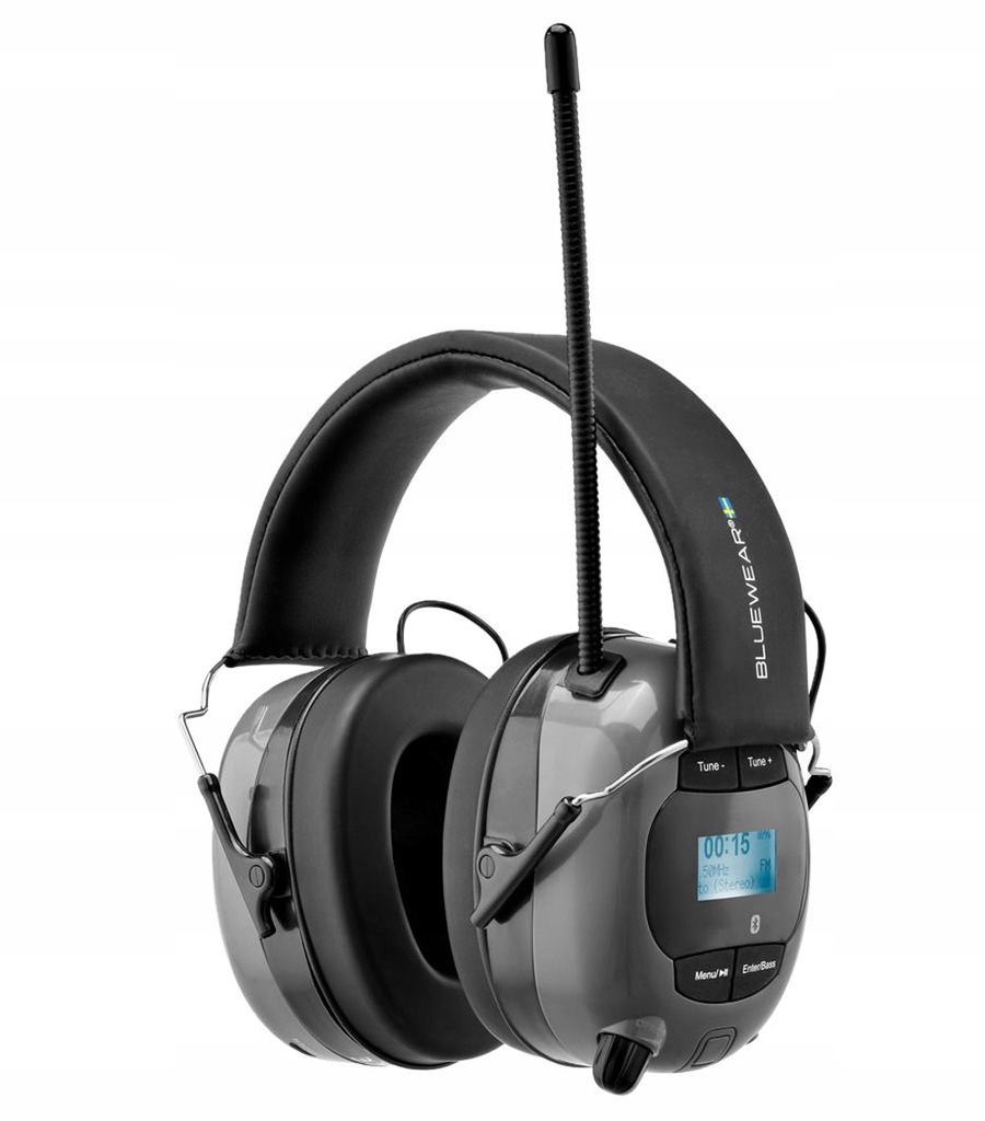 NAUSZNIKI OCHRONNE Z RADIEM I FUNKCJĄ BLUETOOTH - 7255738993 - oficjalne archiwum Allegro