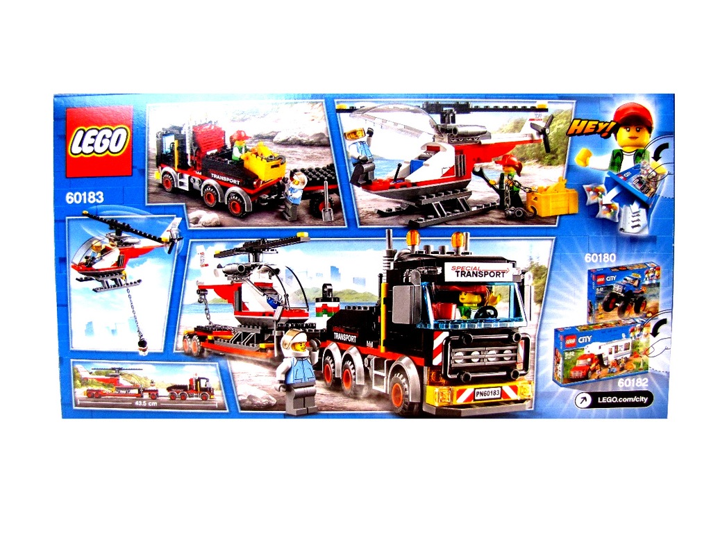 KLOCKI LEGO CITY 310 el. CIĘŻARÓWKA HELIKOPTER rB - 7206014628 ...