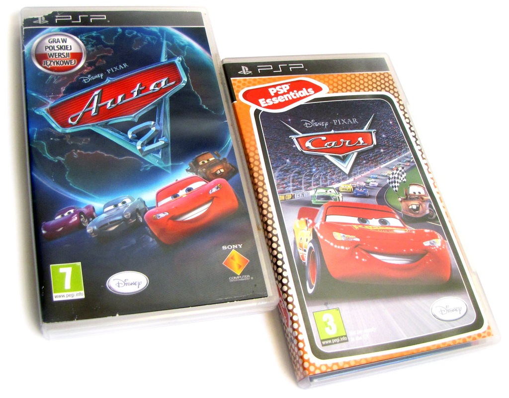 SONY PSP 2 GRY Z SERI DISNEY PIXAR CARS AUTA 2 - 7105841799 - oficjalne ...