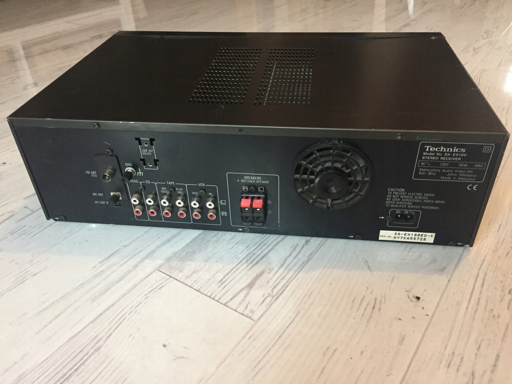 AMPLITUNER TECHNICS SA -EX100 - 7448645187 - oficjalne archiwum Allegro