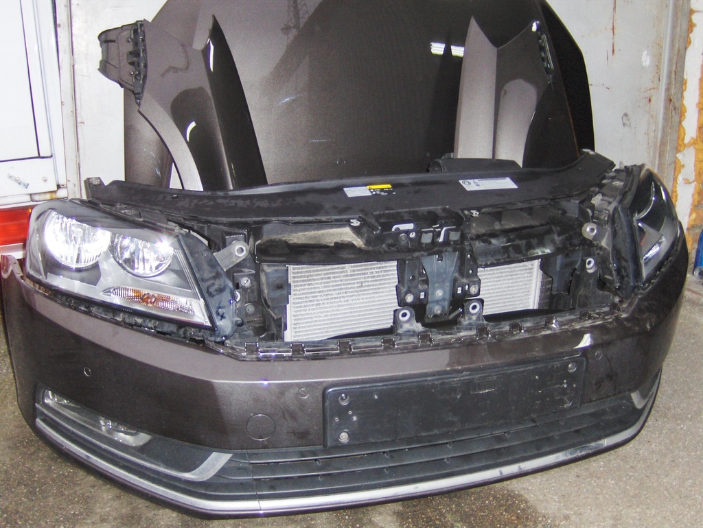 VW PASSAT B7 KOMPLETNY PRZOD LB8R - 7279241493 - oficjalne archiwum Allegro