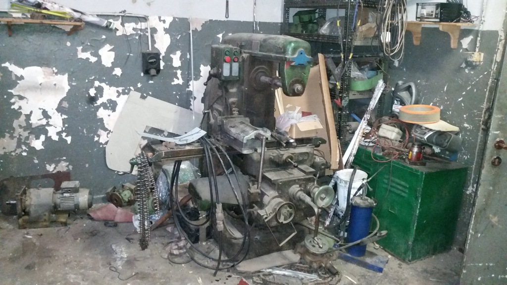 Frezarka do metalu rosyjska 6H81 SPRAWNA Automat - 7563134913 ...