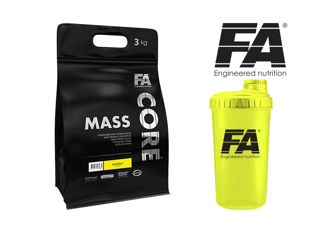 FA MASS CORE 3000 G GAINER 3 KG WĘGLOWODANY WHEY - 7323110237 ...