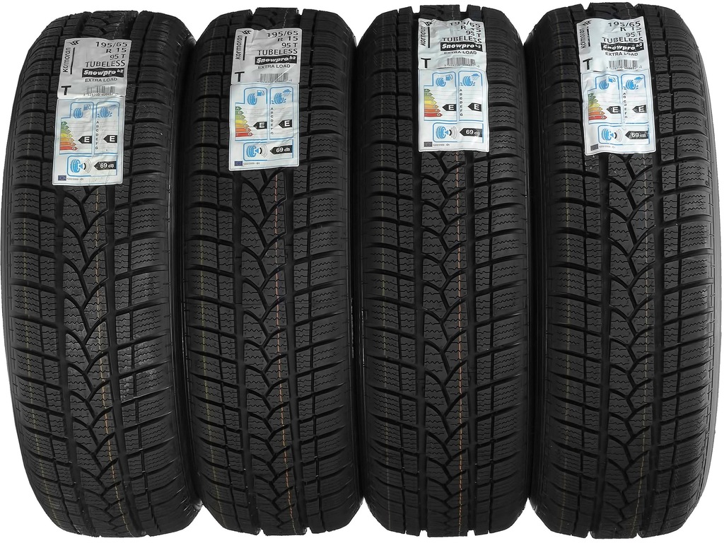 4 Opony 195/65R15 SNOWPRO NOWE ZIMOWE KORMORAN XL - 6923000702 - oficjalne archiwum Allegro