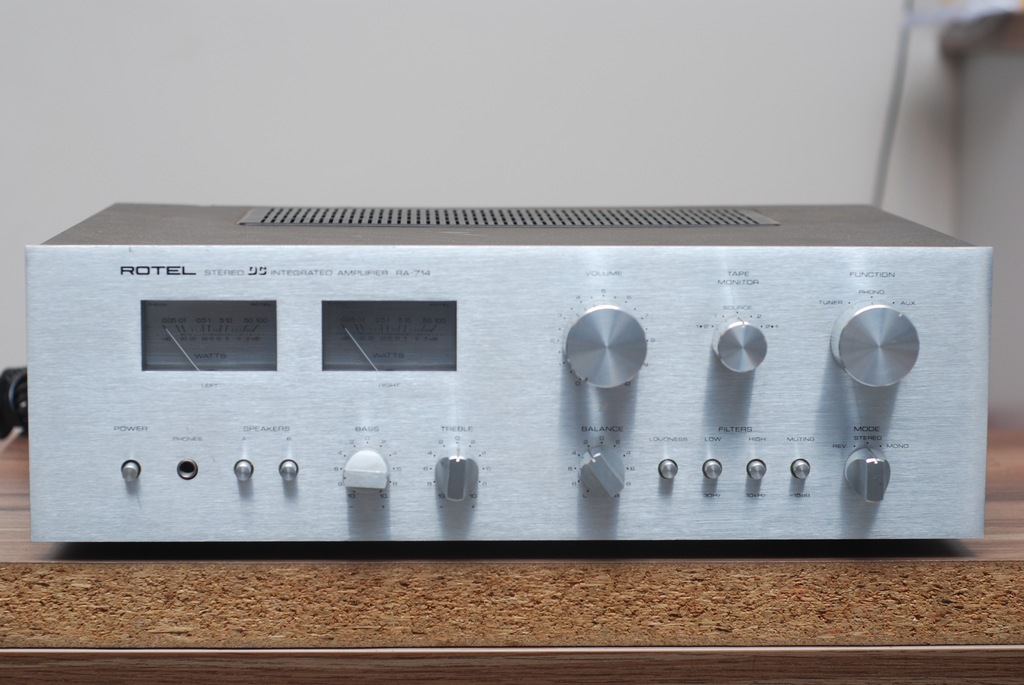 WZMACNIACZ STEREO ROTEL RA-714 / UNIKAT / TOP - 7699872234 - oficjalne ...