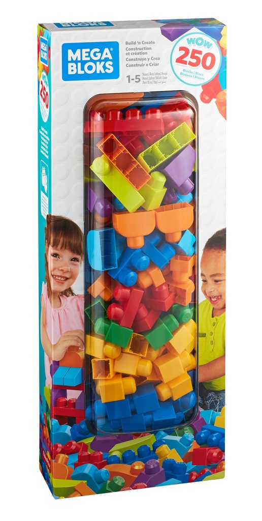 XL klocki MEGA BLOKS FNR85 First Builders 250 elem - 7073211519 ...