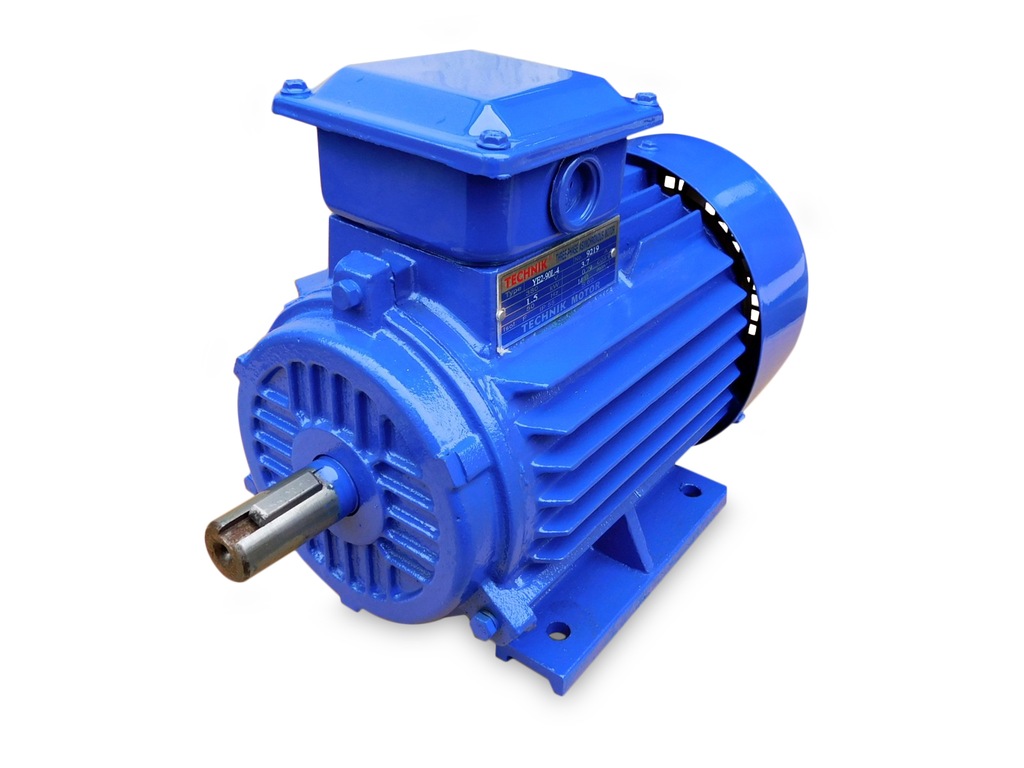 SILNIK elektryczny 1,5KW 3KM 3 fazy 380V 1400 obr - 6950355607 - oficjalne archiwum Allegro