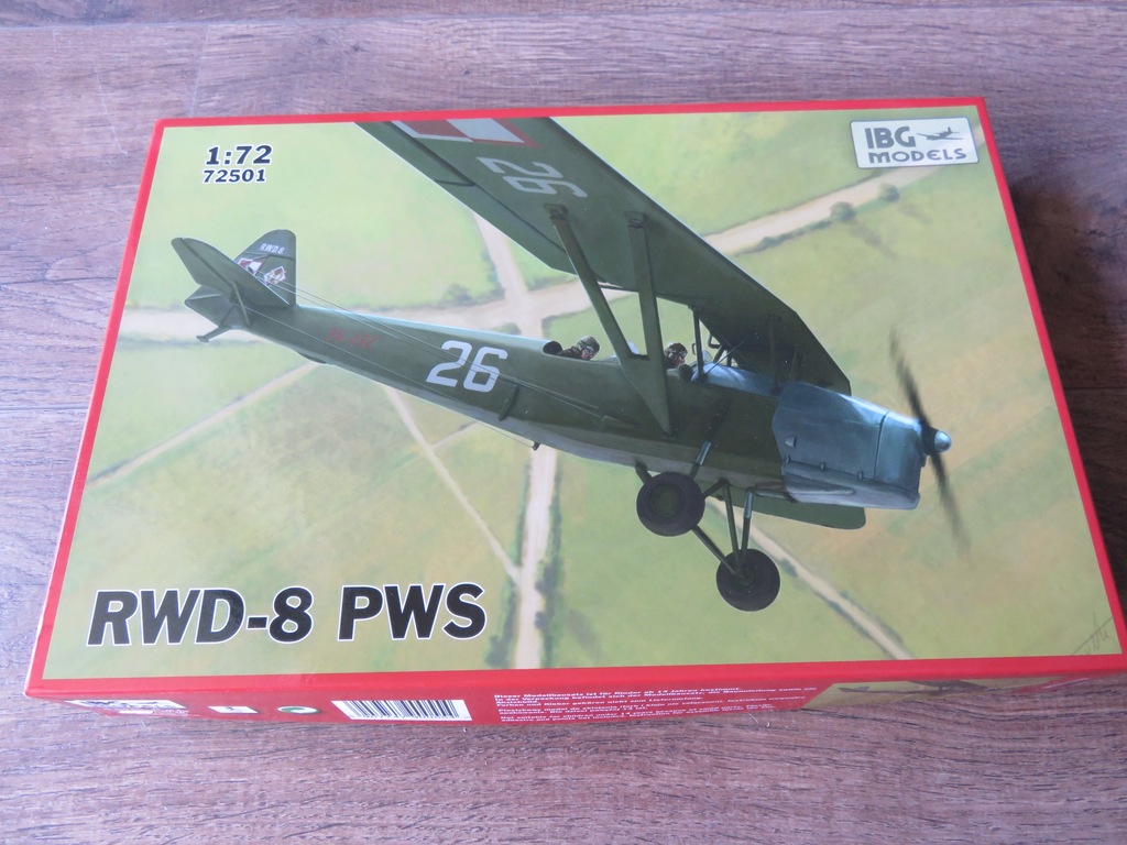 RWD-8 PWS (IBG 1/72) + blaszki - 7407223076 - oficjalne archiwum Allegro