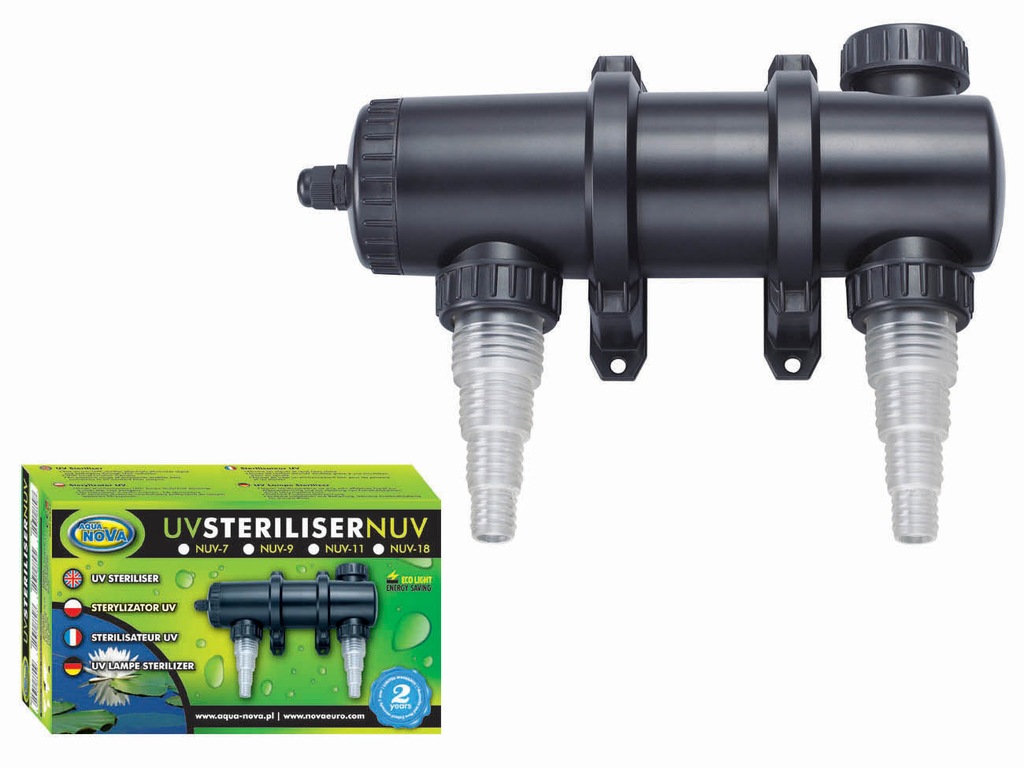 Aqua Nova STERYLIZATOR lampa UV-C 9W do oczka - 6092749483 - oficjalne archiwum Allegro