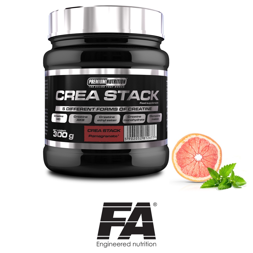 PREMIUM NUTRITION CREA STACK 300g KREATYNA CREATIN - 6209263539 - oficjalne archiwum Allegro