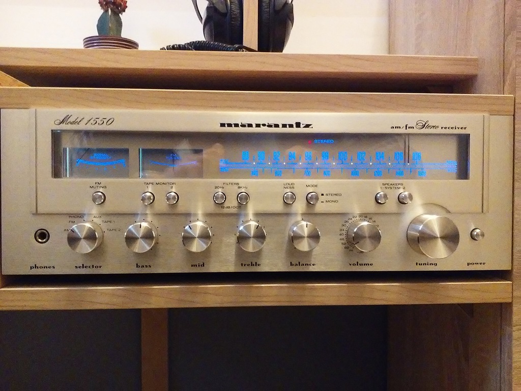 Marantz 1550 amplituner vintage OKAZJA - 7040282731 - oficjalne archiwum Allegro