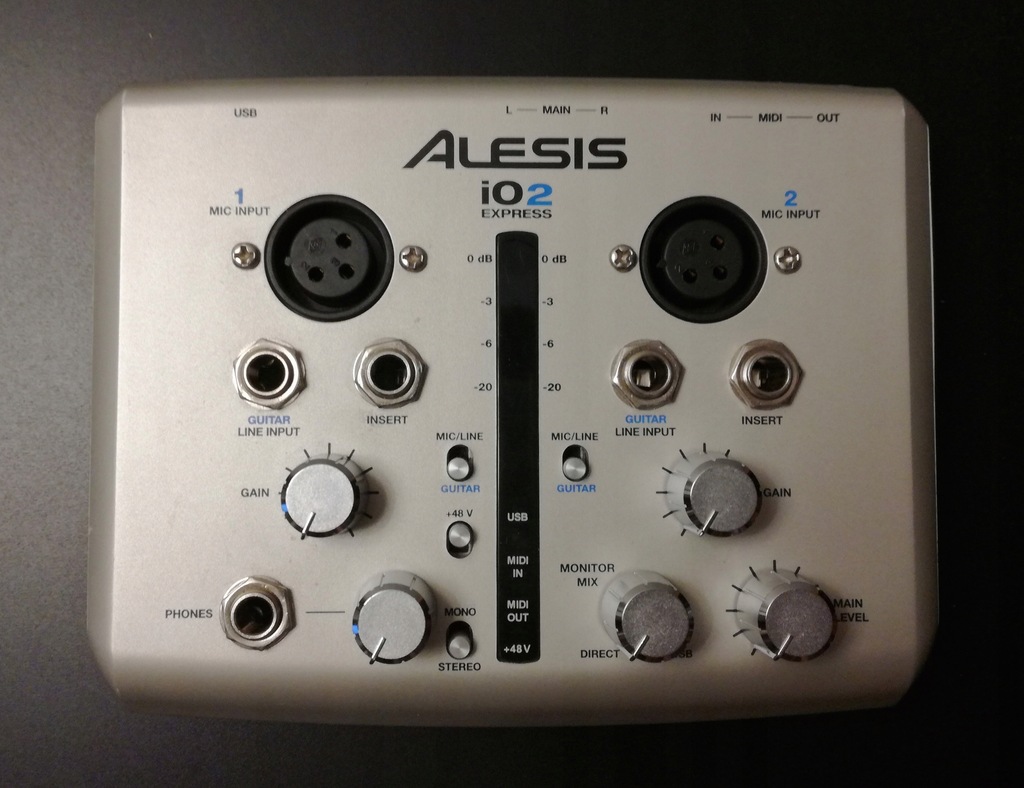 Interface audio ALESIS iO2 Express - stan idealny! - 7695695672 ...