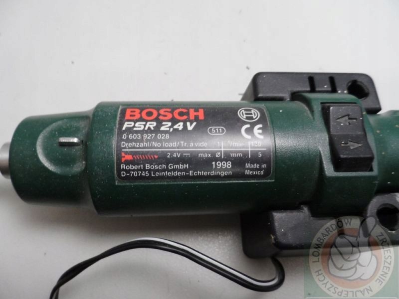 WKRĘTAK AKUMULATOROWY BOSCH PSR 2,4V KOMPLET WALI - 7422725766 ...