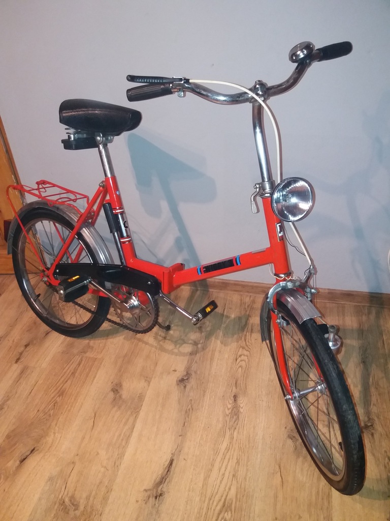 Rower Romet Wigry 3 kokcjonerski stan składak prl - 7324148029 ...