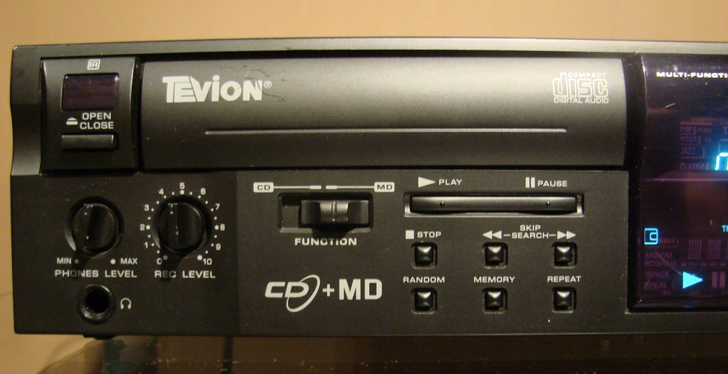 TEVION MD8964 MiniDisc MD + Odtwarzacz CD - COMBO - 7673647301 ...