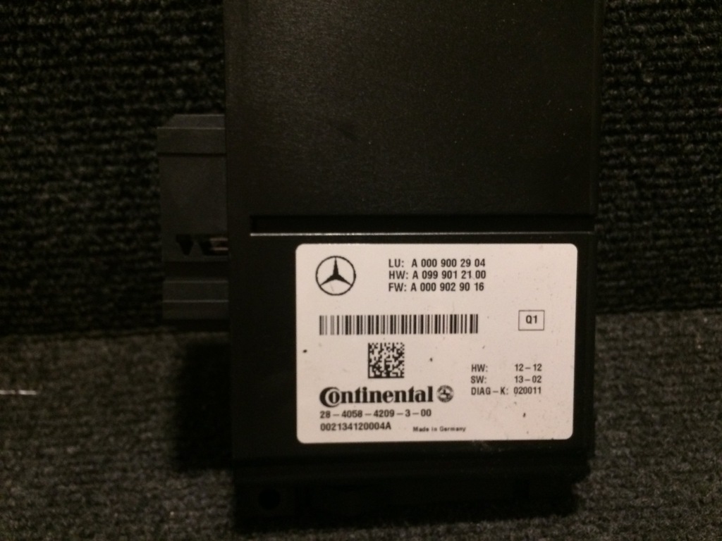 MERCEDES S W222 MODUŁ DYSTANSU A0009007404 - 7336652771 - oficjalne ...