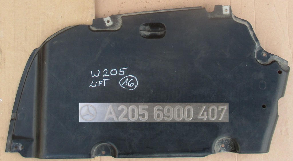 MERCEDES C W205 płyta osłona podwozia A2056900407 - 7009454348 ...