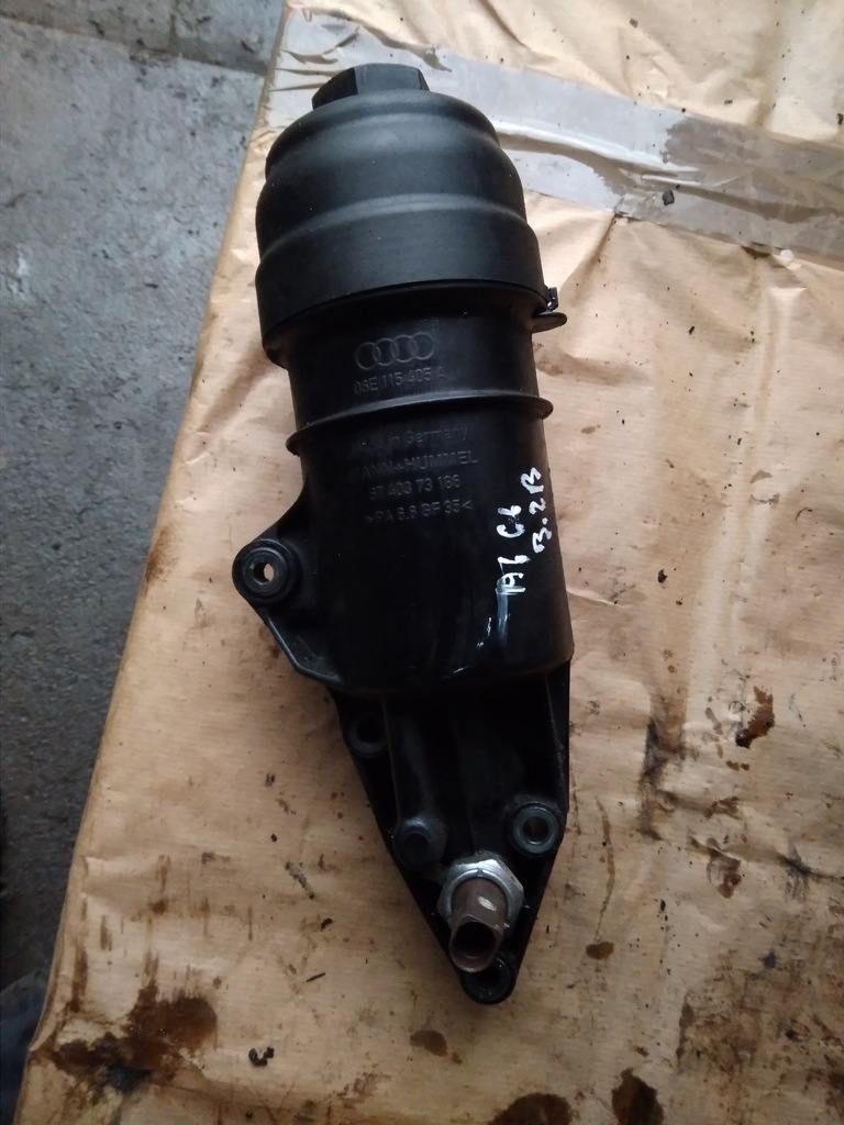 Podstawa Filtra Oleju Audi A6 C6 3.2FSI 06E115405A - 7162753056 ...