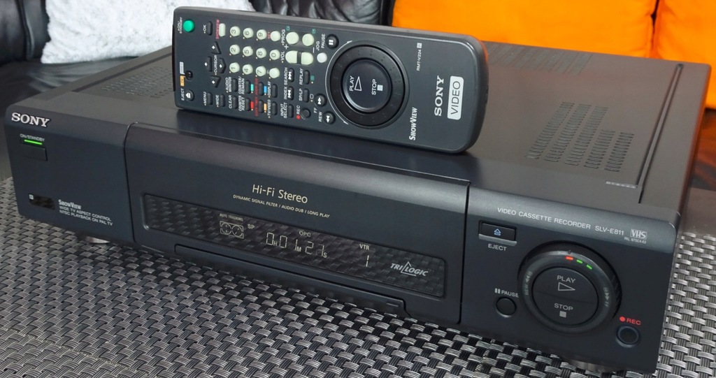 Magnetowid - SONY SLV-E811 +Pilot - Jak Nowy!!! - 7739184950 - oficjalne archiwum Allegro