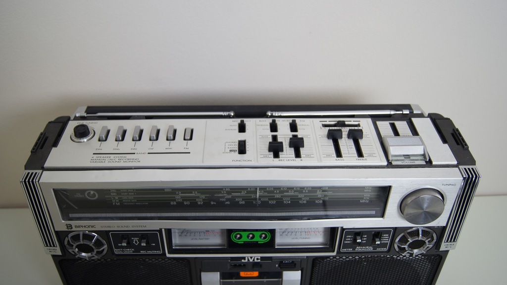 Duży Radiomagnetofon JVC Biphonic RC-838L JAPAN!!! - 7115969550 ...