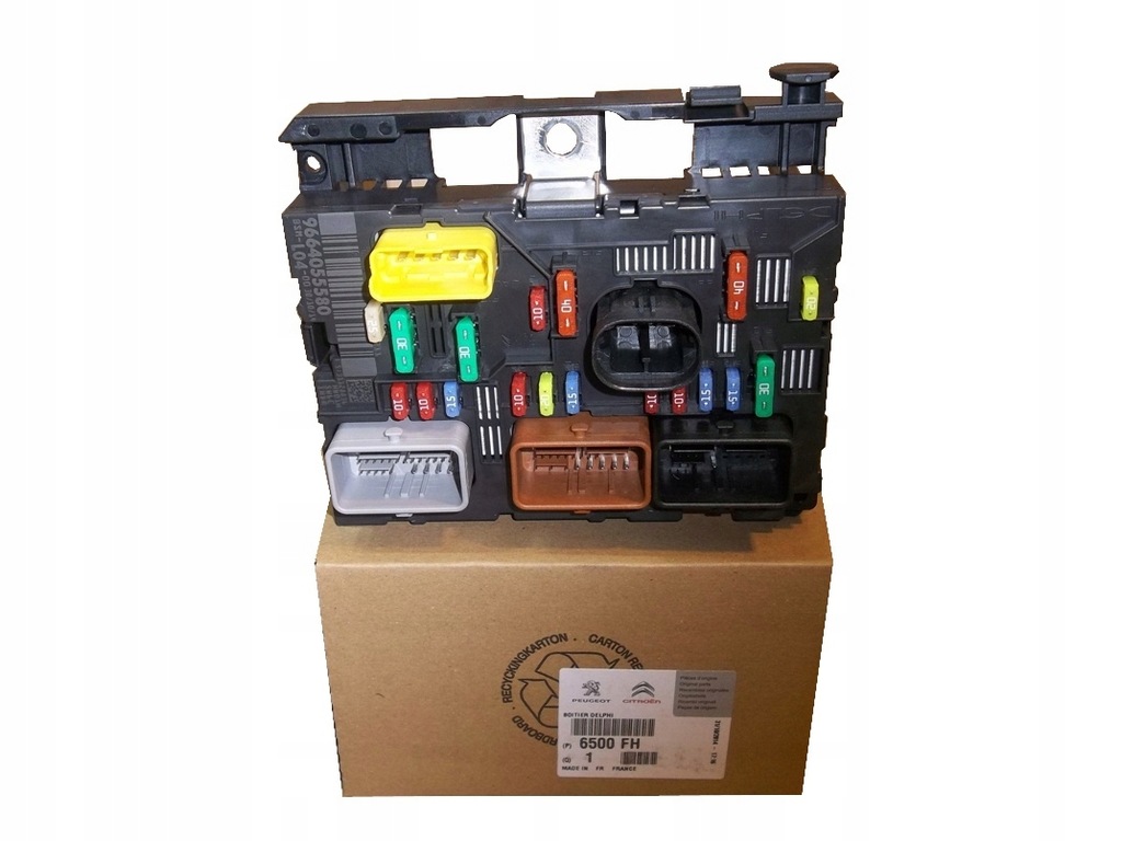 SKRZYNKA BEZPIECZNIKÓW BSI CITROE C4,P 207 6500.FH - 7499054468 ...