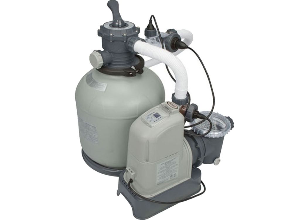 Pompa Piaskowa 10000L+Generator Chloru INTEX 28680 - 7326799554 ...