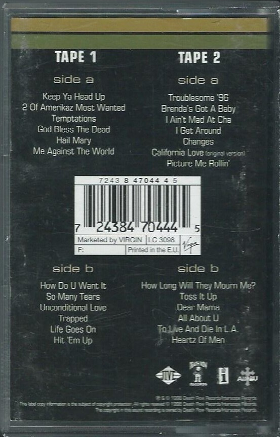 2PAC - GREATEST HITS tupac shakur makaveli UNIKAT! - 7388317149 ...