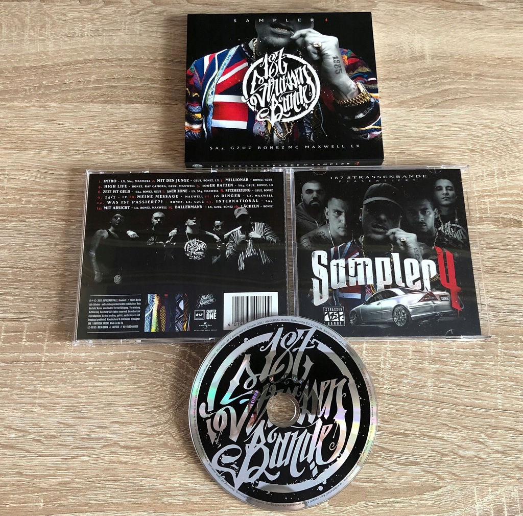 187 Strassenbande - Sampler 4 - Bonez - Gzuz - RAF - 7512791561 ...