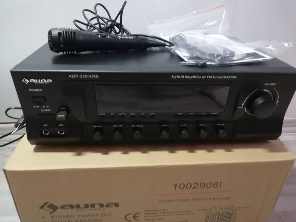 Auna AMP-3800 USB Wzmacniacz 5.1+MIC 31/11/18 - 7688077800 - oficjalne ...