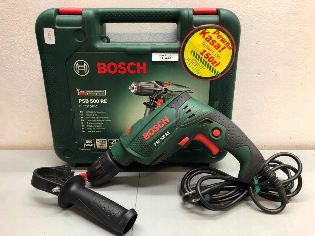 WIERTARKA BOSCH PSB 500 RE! SUPER STAN! 15319C - 7532757052 - oficjalne ...