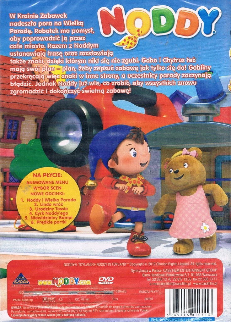 NODDY: NODDY I WIELKA PARADA [DVD] - 7469123421 - oficjalne archiwum ...