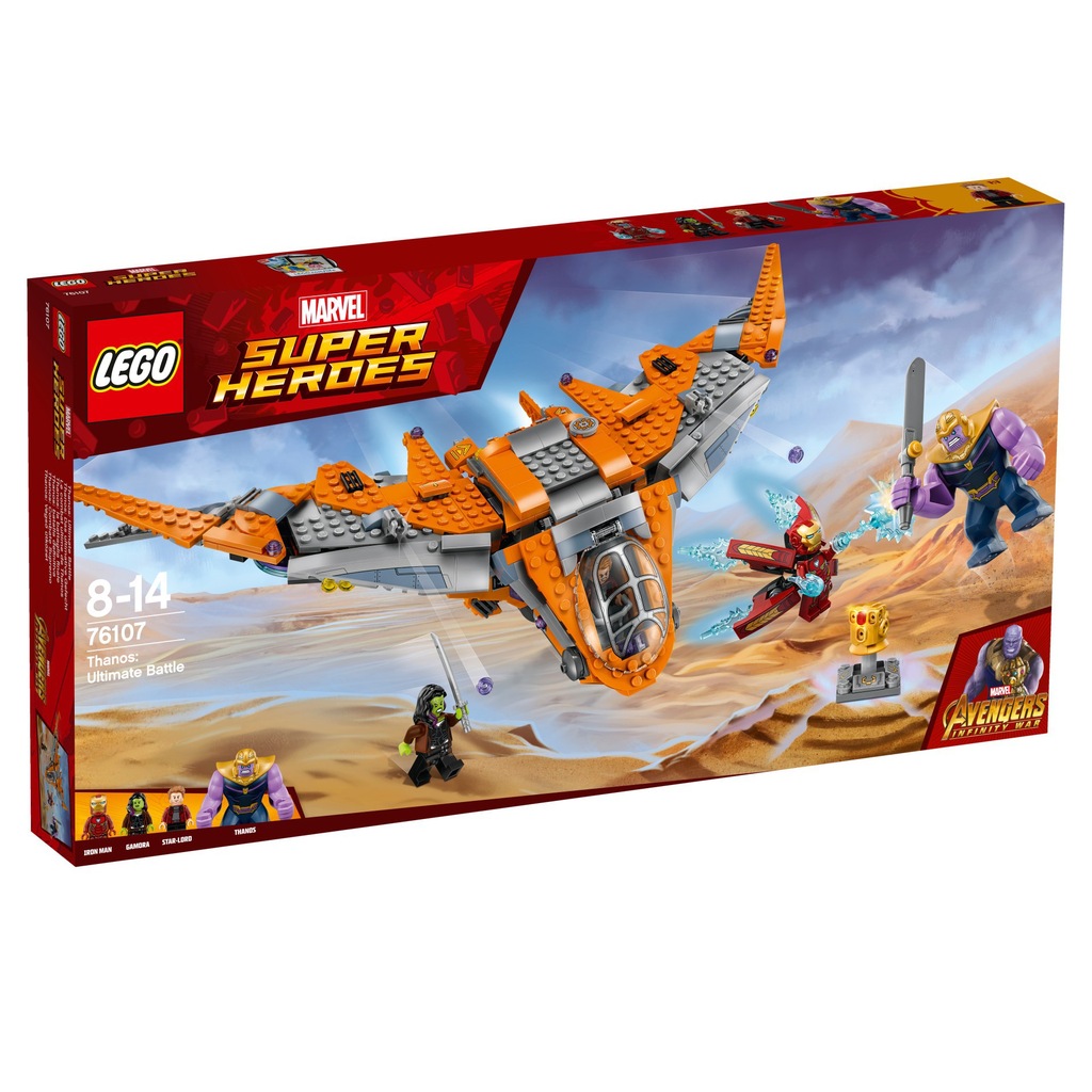LEGO Marvel Avengers 76107 Thanos ostateczna walka - 7242036843 ...