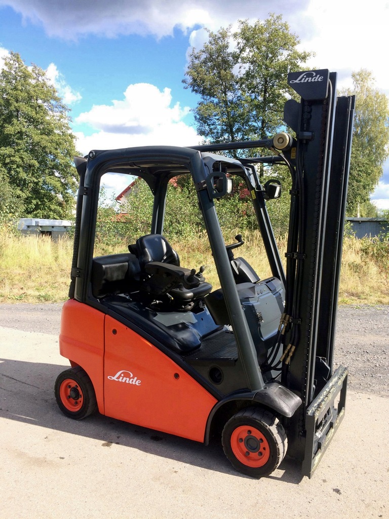 WÓZEK WIDŁOWY LINDE H18 DIESEL 2011 ROK DUPLEX - 7590158006 - oficjalne ...