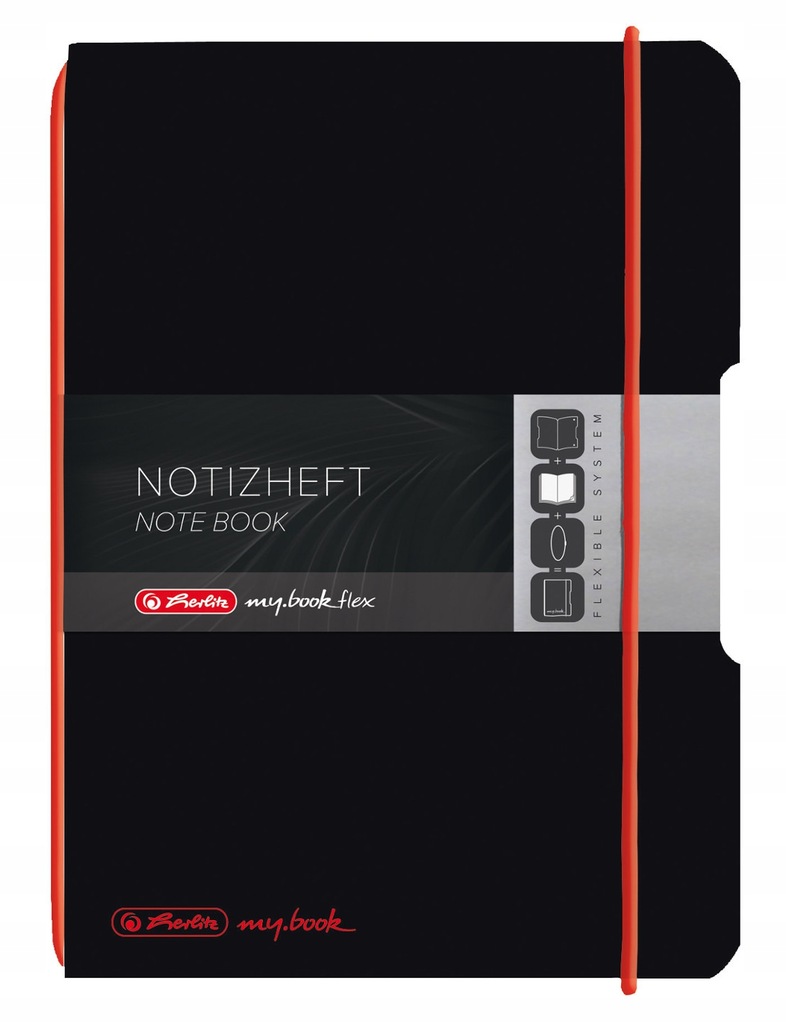 Notatnik Notes A6 My.Book Flex PP z gumką HERLITZ - 7521256660 ... Notatnik Notes A6 My.Book Flex PP z gumką HERLITZ - 7521256660 ...