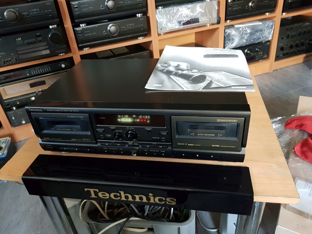 DECK MAGNETOFON TECHNICS RS-TR575 SPRAWNY ŁADNY GW - 7599282322 ...