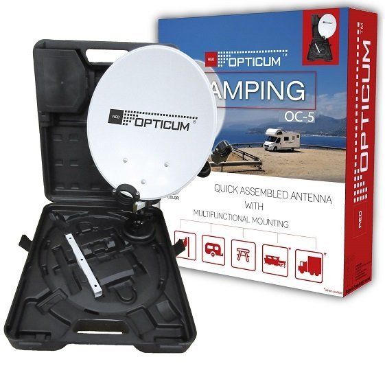 TIR CAMPING Antena Satelitarna Czasza Opticum 35cm - 6646019616 - oficjalne archiwum Allegro